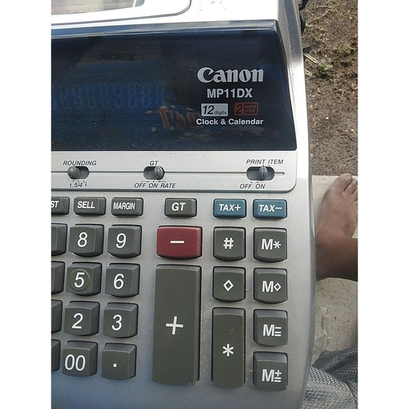 Canon | Other | Canon Mp1dx 12 Digits 2 Color Printing Calculator Clock ...